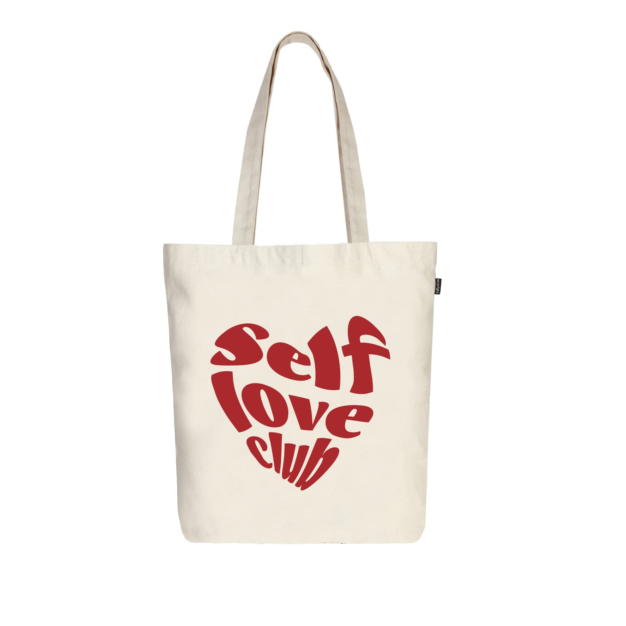 Ecoright Tote Bag for Women with Zipper, Small Tote Bag, Canvas Bag, Reusable Cotton Bag for Beach, Grocery, School & Work