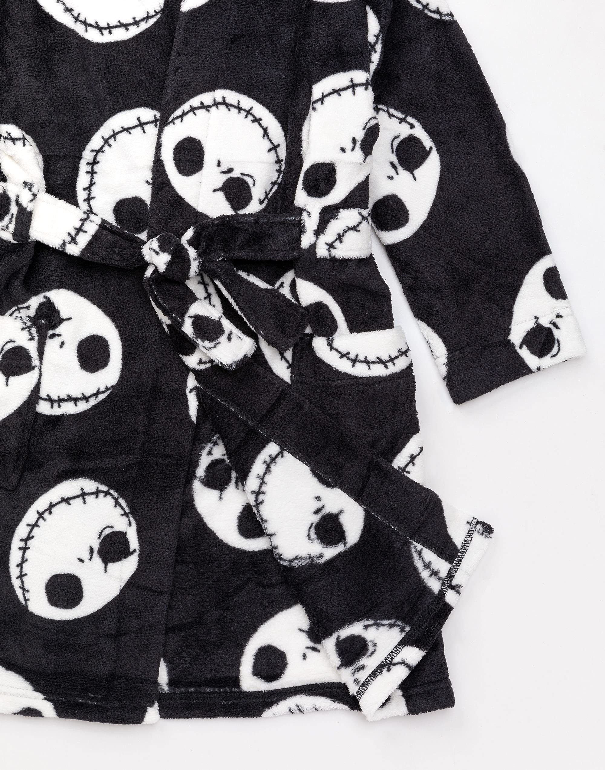 Disney The Nightmare Before Christmas Dressing Gown Kids Black Pjs Bathrobe 11-12 Years