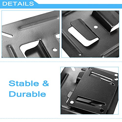 RV TV Mount Monitor Wall Mount Camper 14-24 Inch LED LCD Low Profile Flat Curved Screen TV or Computer, Small Fixed Monitor Bracket with Screw
