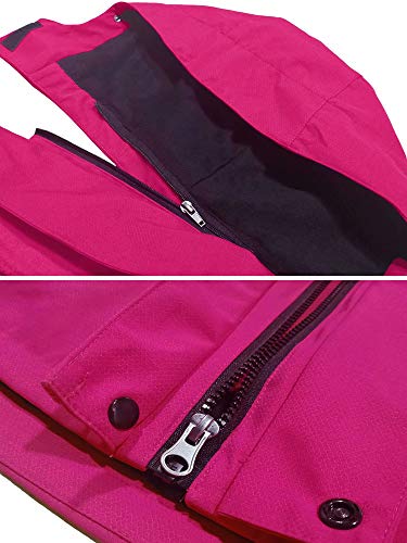 3 in 1 Winter Coats for Women - Rain Jacket, Ski Jacket, Tactical Waterproof Jacket in Dark Purple