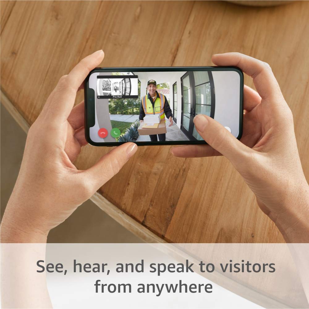 Certified Refurbished Ring Video Doorbell 3 Plus β enhanced wifi, improved motion detection, 4-second video previews, easy installation