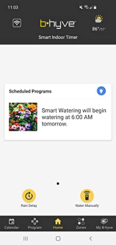 Orbit 57950 B-hyve Smart 12-Zone Indoor/Outdoor Sprinkler Controller, Compatible with Alexa Gray
