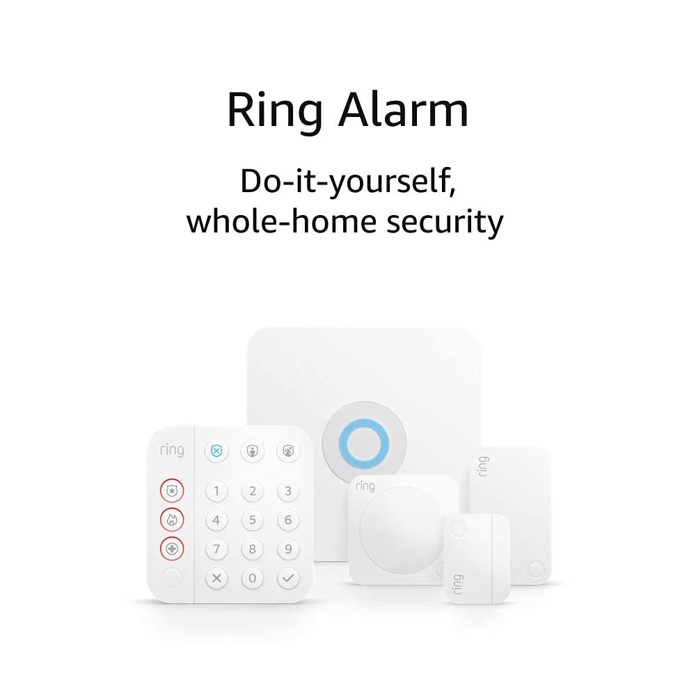 Certified Refurbished Ring Alarm 5-piece kit (2nd Gen) β home security system with optional 24/7 professional monitoring β Works with Alexa