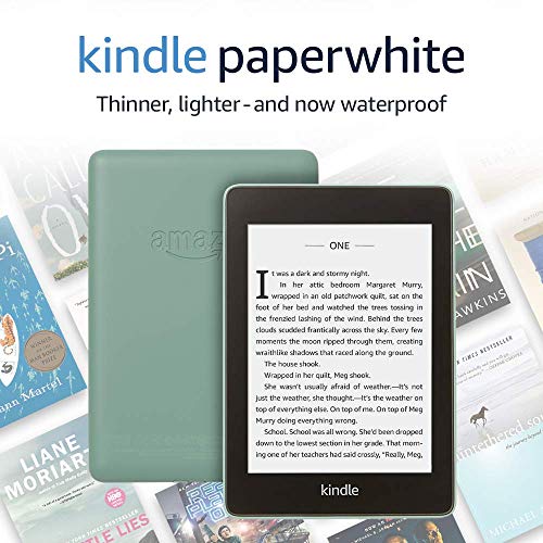 Certified Refurbished Kindle Paperwhite โ (previous generation - 2018 release) Waterproof with 2x the Storage โ Ad-Supported