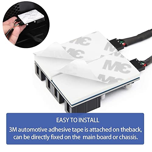 Nest Warehouse 9Pin USB Header Splitter Male 1 to 4 Female Extension USB 2.0 Motherboard USB 2.0 Adapter, Converter MB USB Adapter 9Pin Internal USB Hub Port Multiplier