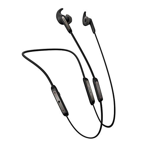 Jabra Elite 45e Alexa Enabled Wireless Bluetooth in-Ear Headphones β Titanium Black (Renewed)