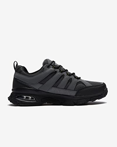 Skechers Men's Skech Air Envoy Oxford, Gray/Black, 9.5