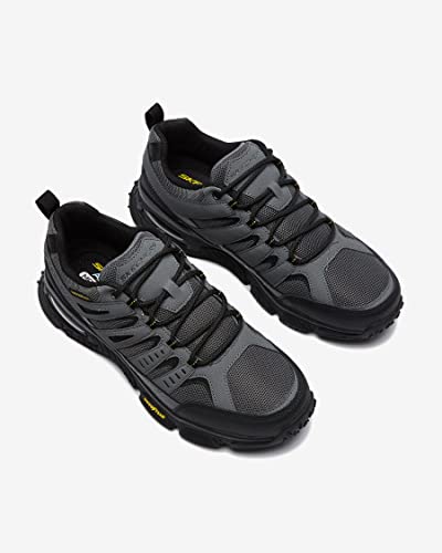 Skechers Men's Skech Air Envoy Oxford, Gray/Black, 9.5