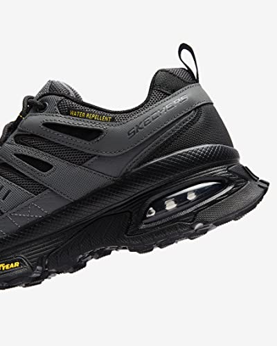 Skechers Men's Skech Air Envoy Oxford, Gray/Black, 9.5