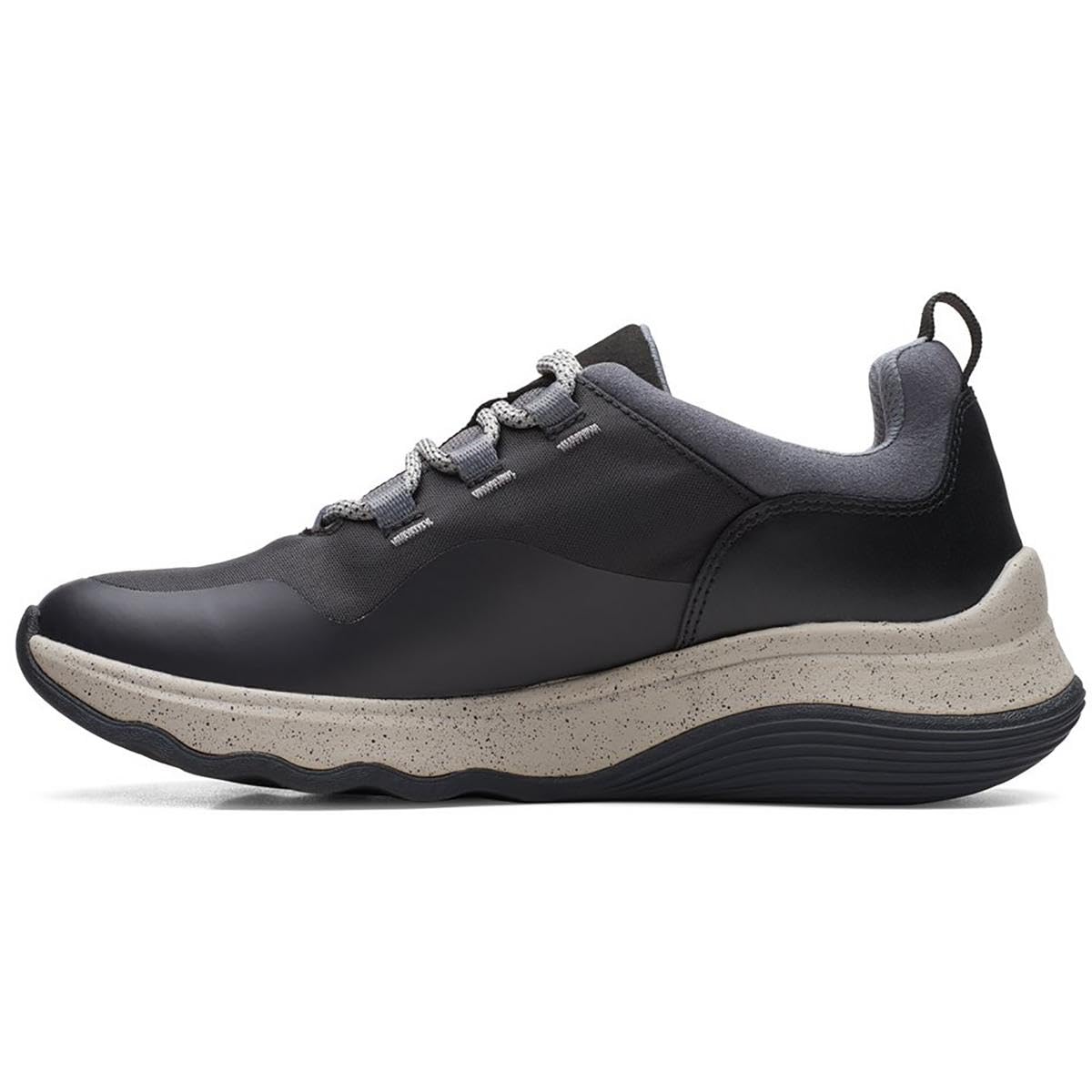 Clarks Women's Jaunt Lace Oxford, Black Textile, 7
