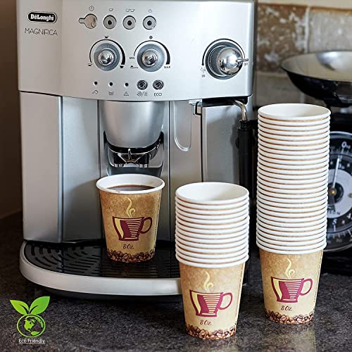 MaxxCore 12 Oz Coffee Cups Disposable Coffee Hot Cups 12 oz (100 Pack) - To Go Paper Coffee Cups Drinking Cups For Hot and Cold Beverages in Restaurants, Coffee, Tea, Hot Chocolate, Water Cups