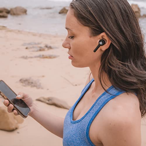 Outdoor Tech Ravens Wireless Earbuds - True Wireless Earbuds - Sports Earbuds - Bluetooth Earbuds - Wireless Earbuds with Microphone - Earbud & in-Ear Headphones - Ear Buds