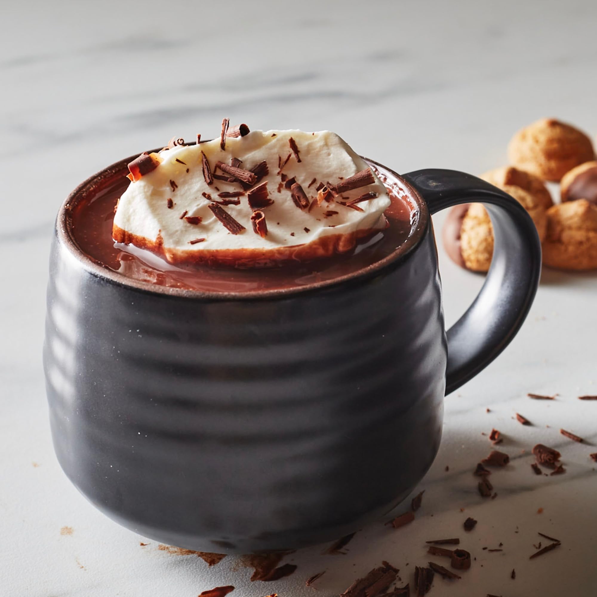 Franzese Italian Traditional Hot Cocoa Mix - Imported from Italy, 9 Oz Tin, Gluten-Free, Non-GMO, Enjoy as Gourmet Sipping Chocolate or Traditional Cocoa, Good for Baking, 1 Giftable Tin, 10 Servings