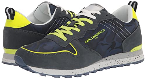 Karl Lagerfeld Paris Men's Running Sneaker, Navy, 13