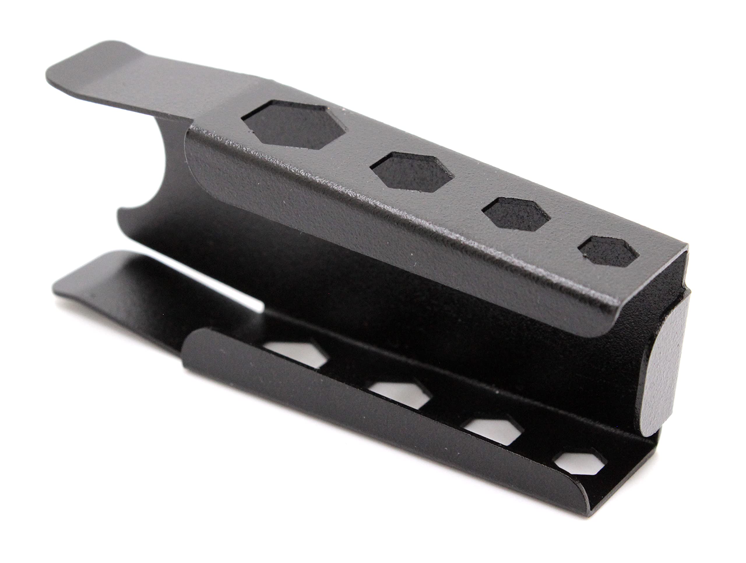 WAVE PLUS/NEW WAVE Sheath Compatible with Leatherman Multitools Made in The USA made of spring steel (TOOL NOT INCLUDED) (2.25" BELT CLIP)