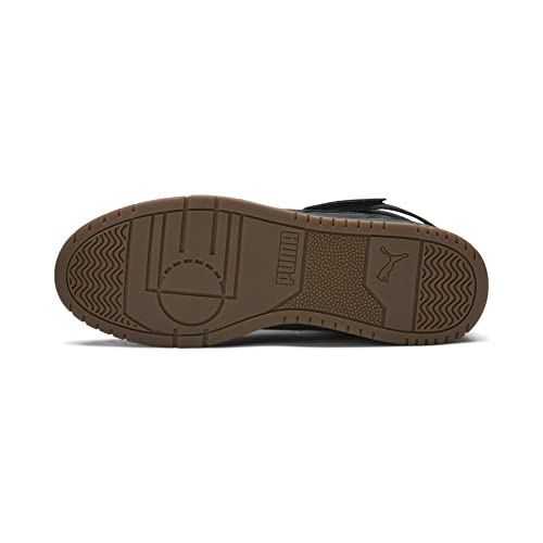 PUMA Men's RBD GAME BUCK Sneaker, Puma Black-Puma Black-Puma Team Gold, 8