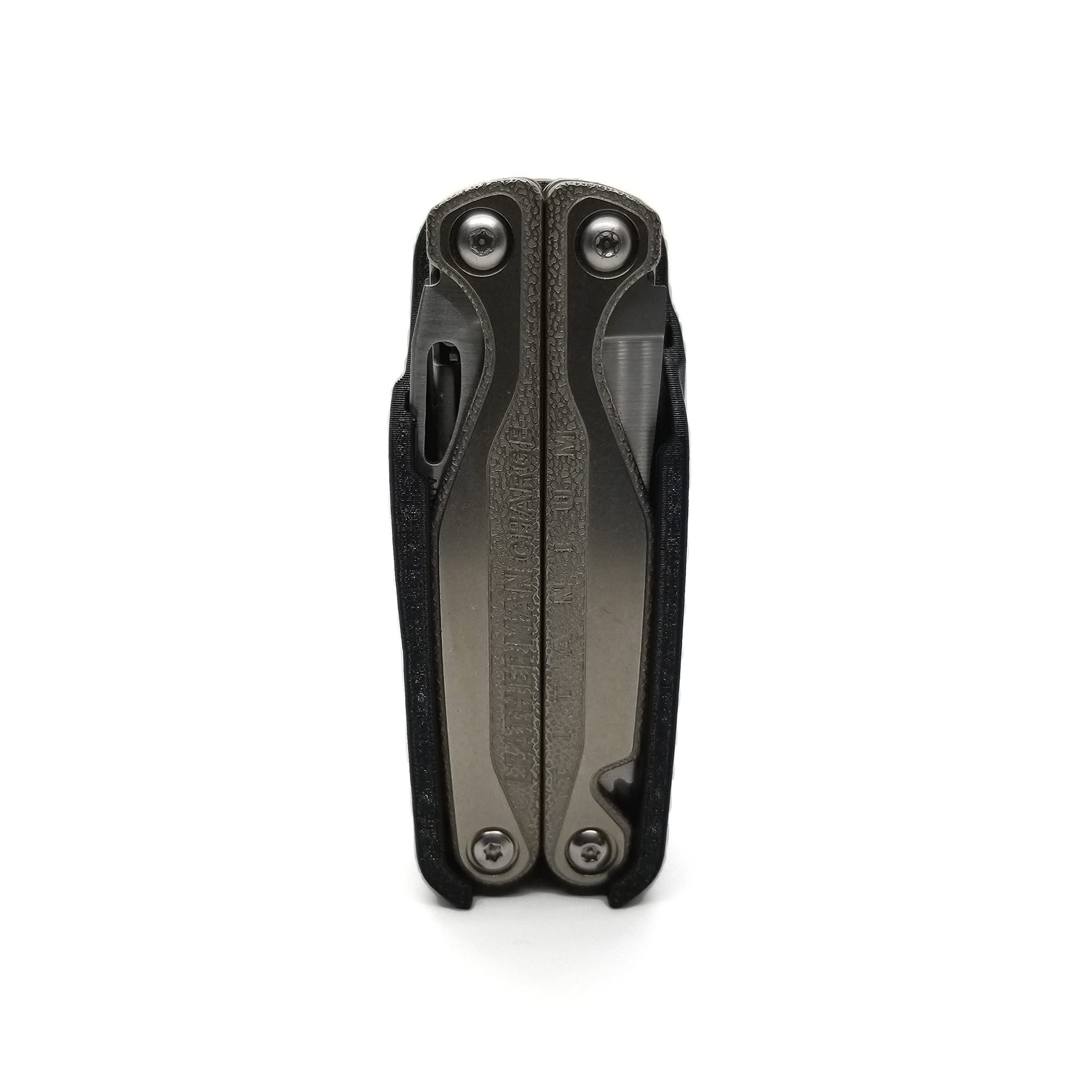HoldMyGear Sheath compatible with Leatherman Charge+ TTi Multi-Tool (tool not included) (1.5" Belt Clip)