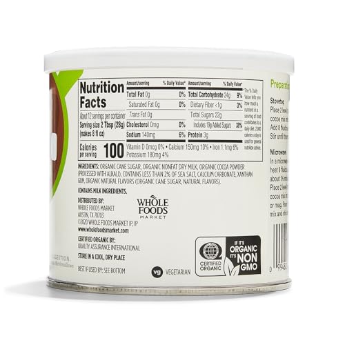 365 by Whole Foods Market, Organic Rich Hot Cocoa Mix, 12 Ounce