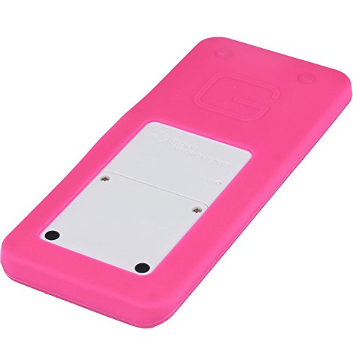 Guerrilla Silicone Case for Texas Instruments TI-84 Plus CE Color Edition Graphing Calculator With Screen protector and Graphing Ruler, Pink