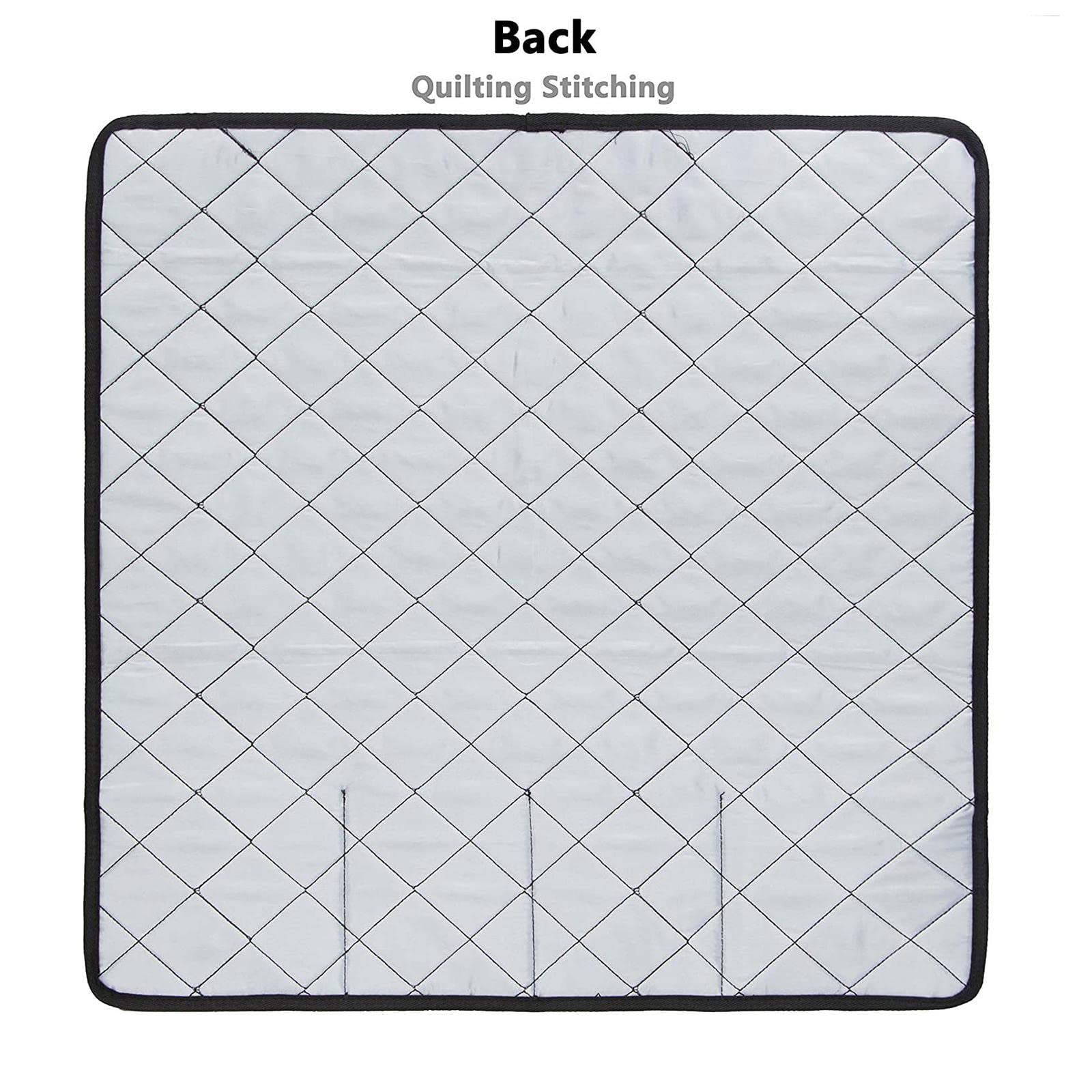 Garende Sewing Machine Mat with Storage Pockets Water-Resistant Sewing Machine Tools Organizer for Table Sewing Machine Pad (Black)