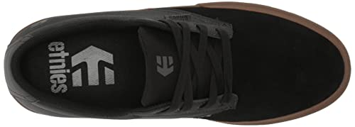 Etnies Men's Jameson Vulc Skate Shoe, Black/Gum, 9.5