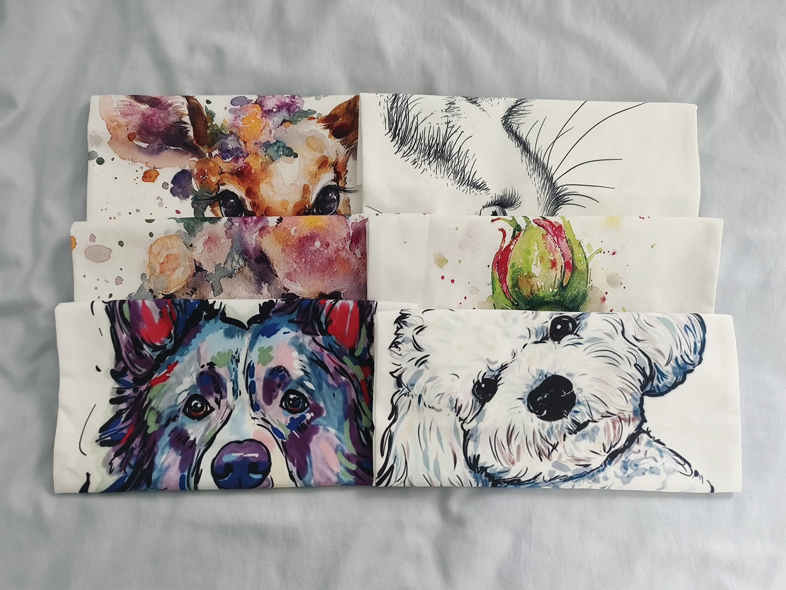 Cute Canvas Tote Bag for Women with Dog Design, Reusable Book Tote Lightweight Shopping Bag for Work Picnic Beach