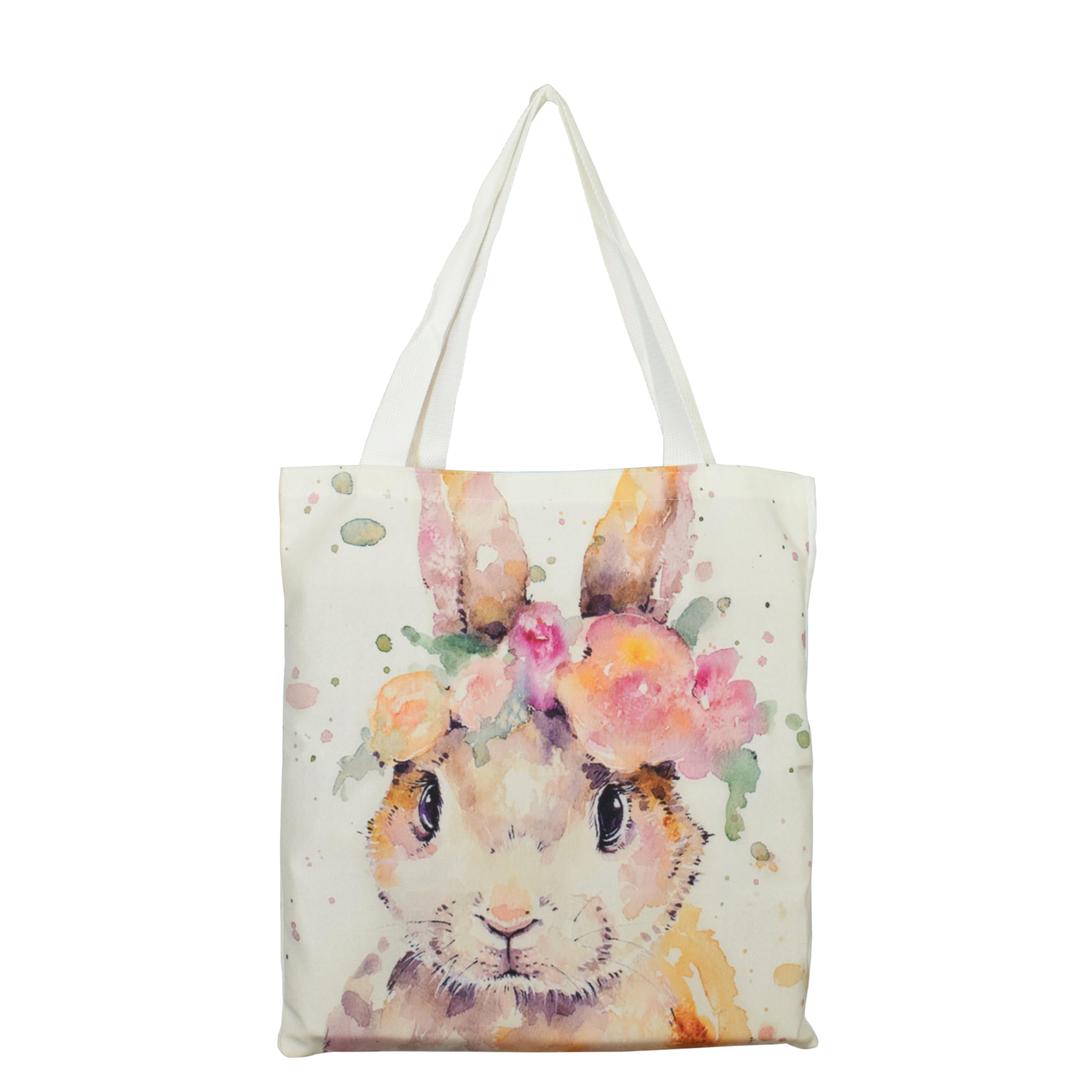 Cute Canvas Tote Bag for Women with Dog Design, Reusable Book Tote Lightweight Shopping Bag for Work Picnic Beach