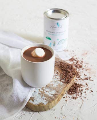 Nomad Chocolate - Hot Chocolate West Africa Cocoa 45% Dark, Plant-based, Vegan, Gluten-Free, GMO-Free, All Natural Ingredients, 7.1oz