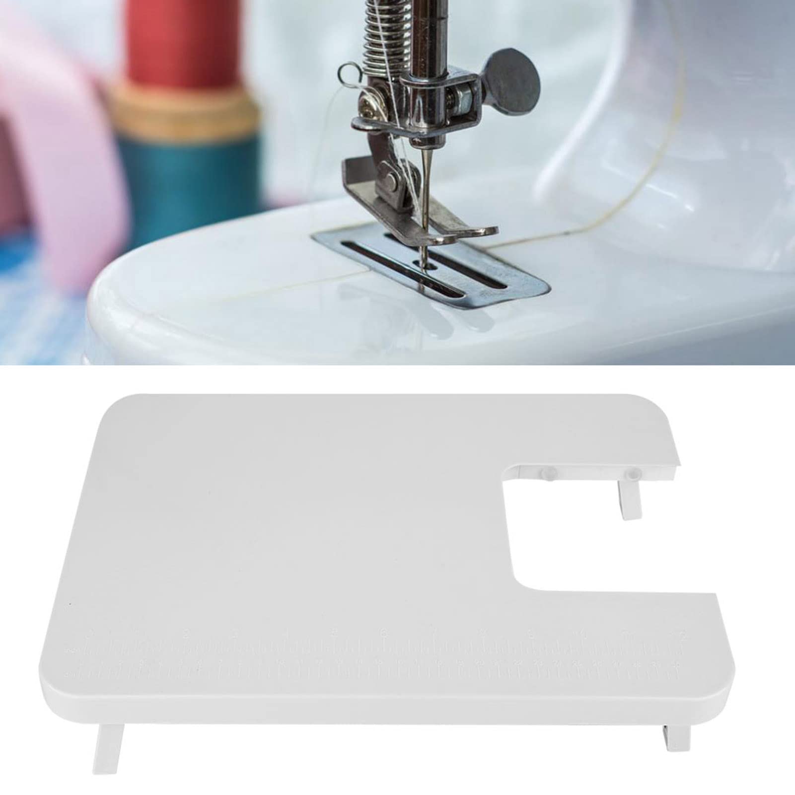 Sewing Machine Extension Board, Portable ABS Plastic Mini Desktop Sewing Machine Extension Table Extension Board for Household Home Sewing Craft Accessories, 13.9x9.9x2.8inch