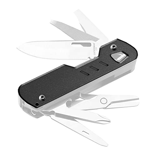 HorixGear 1 Pair Handle Patch Custom Titanium Scales for T4 Multitool (Titanium black)