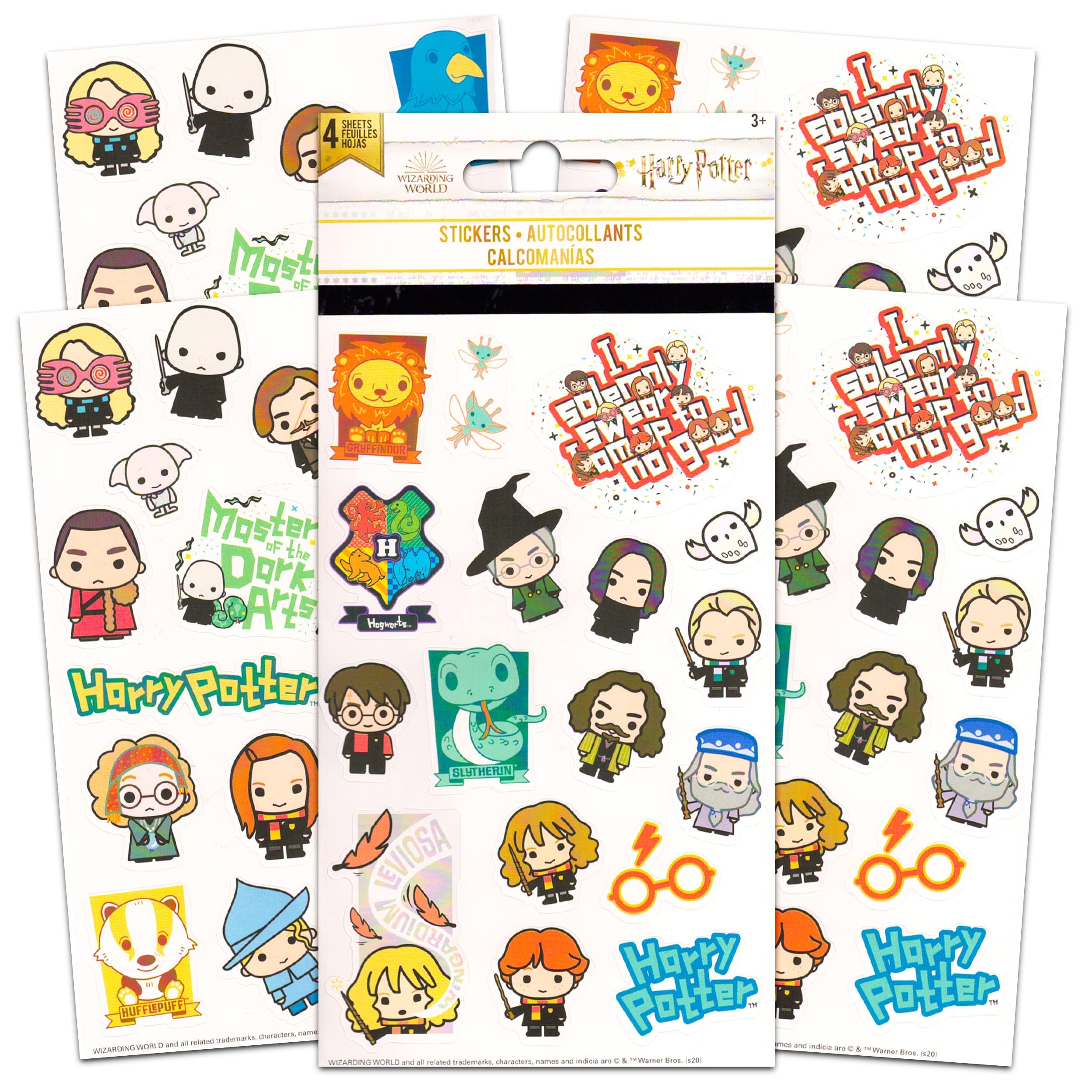 Harry Potter Party Favors Bundle - 32pc Ultimate Harry Potter Goodie Bags Set Featuring Fantastic Beasts Bookmarks and Pens, Harry Potter Pouches, Decals, and More (Harry Potter Writing Set)