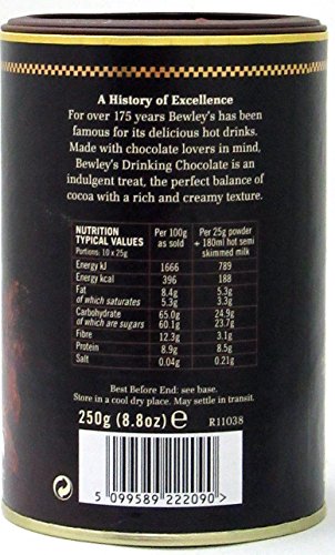 Bewley's Indulgent Hot Drinking Chocolate, 8.8 Ounce