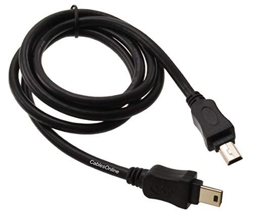 3ft CablesOnline USB 2.0 Mini-B 5-Pin to Mini-B 5-Pin Male/Male Cable, USB2-5503