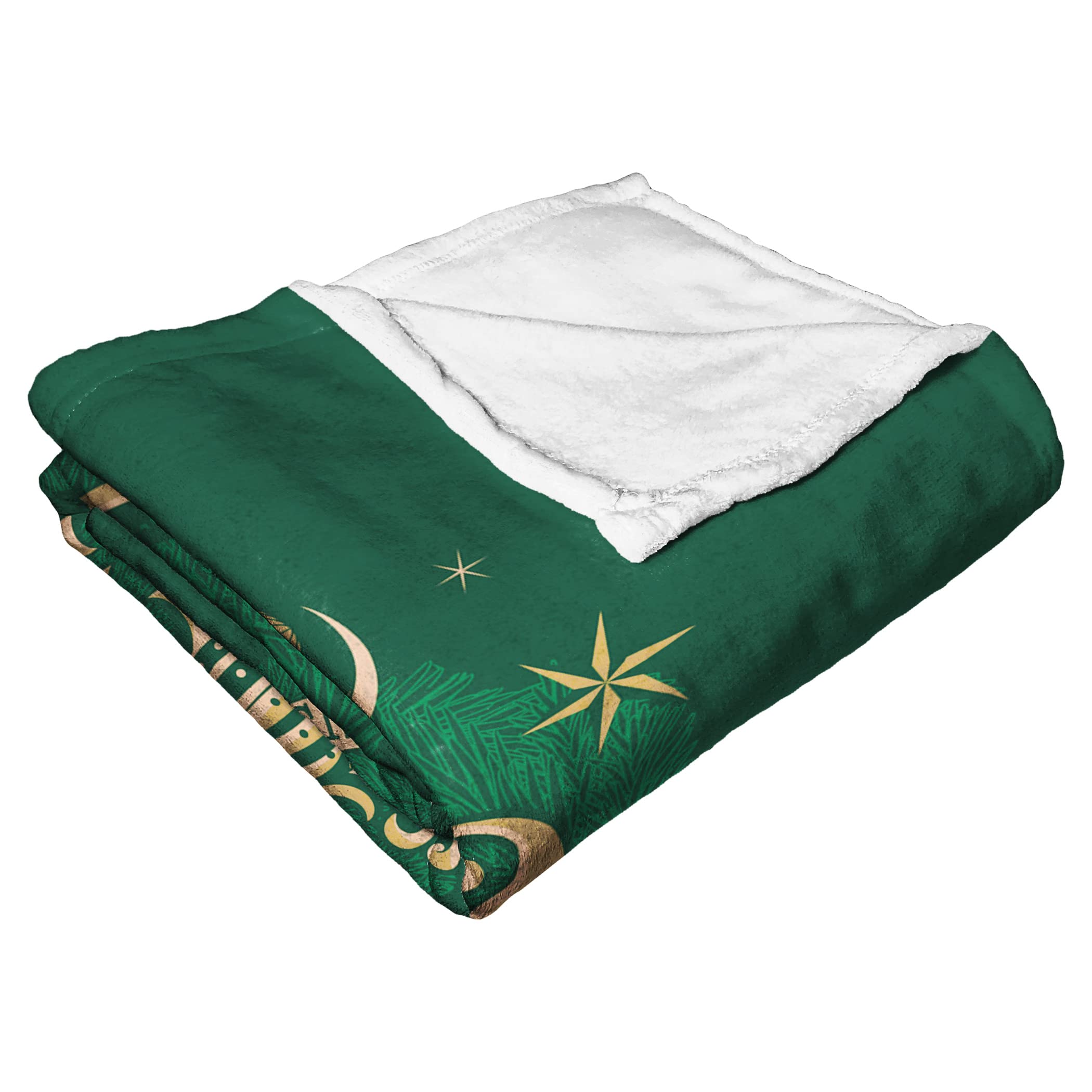 Northwest Harry Potter Silk Touch Throw Blanket, 50" x 60", Happy Christmas