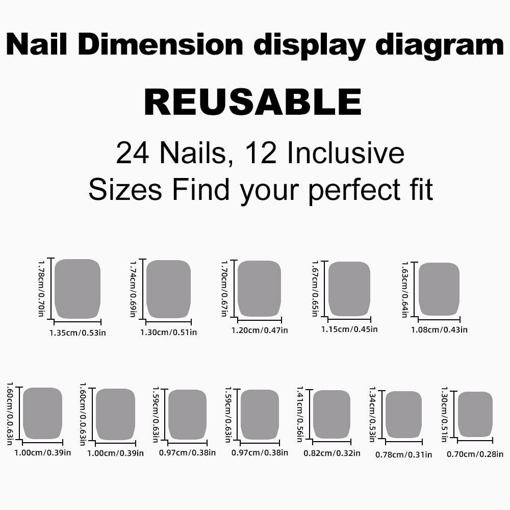 Blackish Green Press on Nails Short Square Fake Nails Solid Color Stick on Nails Summer Acrylic Nails Holiday Artificial Nails Glossy uñas postizas for Women Girls 24PCS