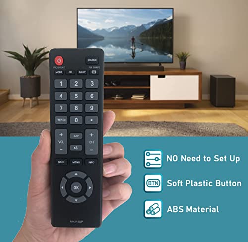 Replacement Remote Control for Sanyo TV NH316UD FW32D06F FW32D06F-B FW40D48F FW40D36F FW40D36F-B FW43D25F FW50D36F FW55D25F FW55D25F-B