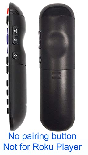 Replacement Roku TV Remote, Compatible with TCL/ONN/Element/Westinghouse/Haier/Hitachi/LG/Sanyo/JVC/Magnavox/RCA/Philips Roku Built-in Smart TVs