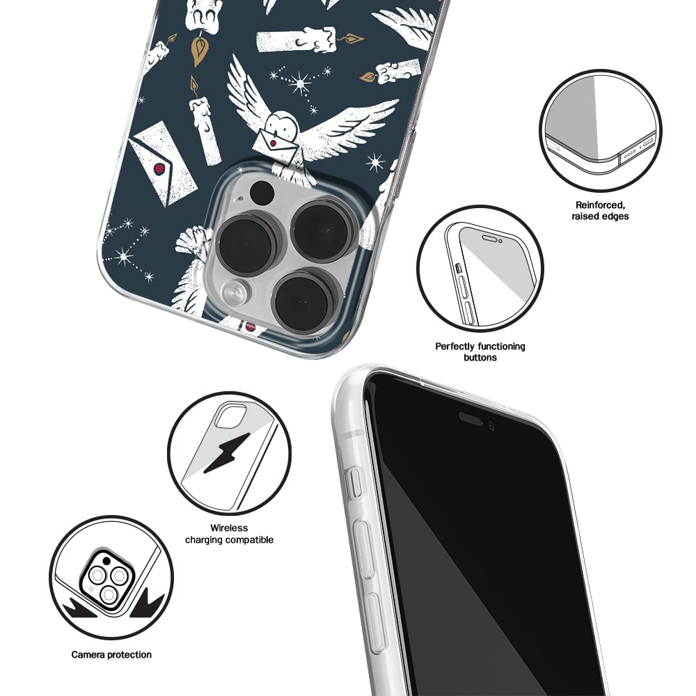 ERT GROUP Mobile Phone case for iPhone 14 PRO Original and Officially Licensed Harry Potter Pattern 034 optimally adapted to The Shape of The Mobile Phone, case Made of TPU