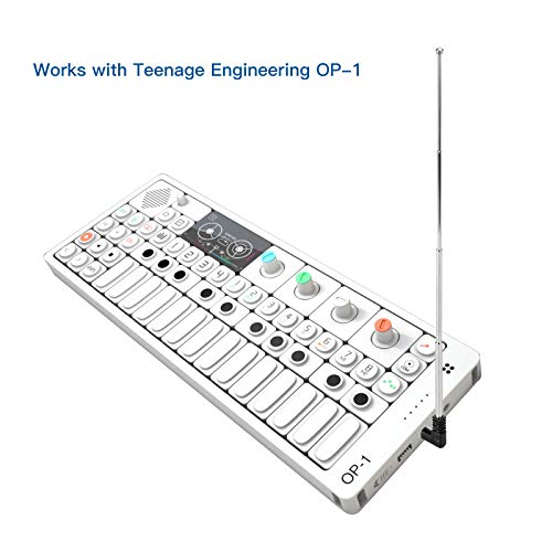ENUODA 3.5mm FM Radio Antenna 4 Sections Telescoping Antenna 8.2cm/24.5cm,for Mobile Cell Phone,Teenage Engineering OP-1 and Other Electronics Products 3.5mm Port FM Radio Receiver