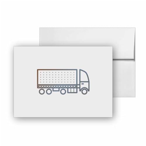 Cargo Truck Container Truck Shipping Logistic, quality blank cards CC-19860