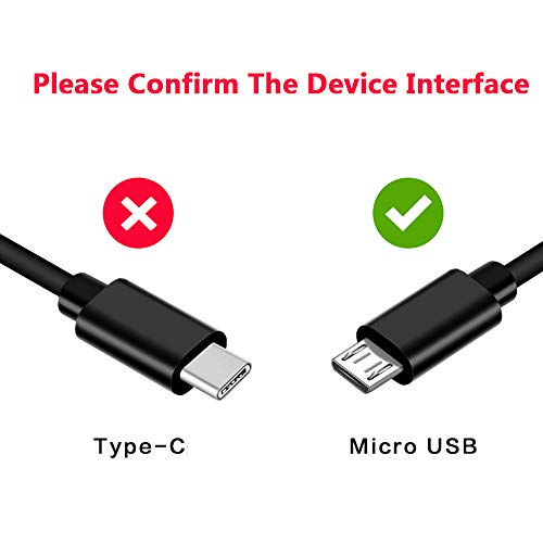 6.6FT speaker charger Micro Charging Power Cable Cord for Sony/Bose /UE JBL Bluetooth Speaker Power Cord Line,PS4 Controller Charging USB Cord,Mini 2 II,SoundWear bluetooth headphones usb charger Cord