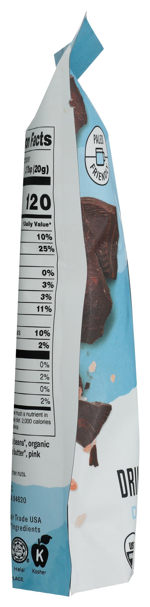 NUMI Organic Dash of Salt Drinking Chocolate, 6.3 OZ