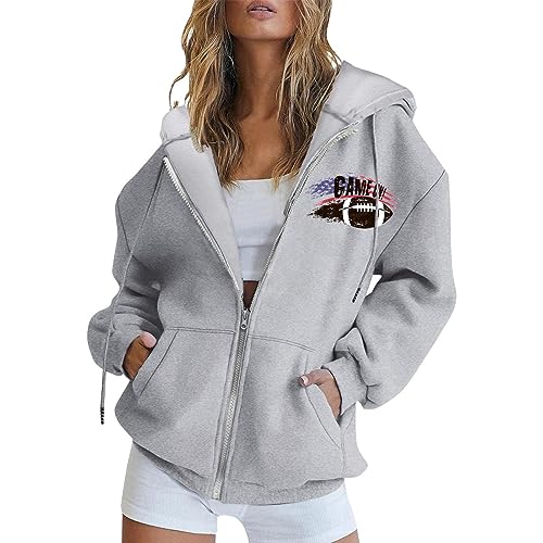 Pleated Zip Hoodie Sweaters Tops Zipper Sweatshirt Women v Neck Sweatshirt Knit Long Sleeve top Country Silver Tops for Women Metallic Workout Quarter Zipper Collar Business Casual Clothes for Women