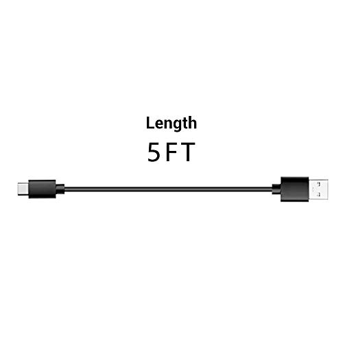 USB C Charger Cord Charging Cable Fit for Jabra Elite 75t Elite 85t 85h Elite Active 75t Elite 3 4 7 7 Pro Wireless Headphones, Skullcandy Indy Evo,Push Ultra,Indy Fuel,Indy ANC/Sesh Hesh Evo Earbuds
