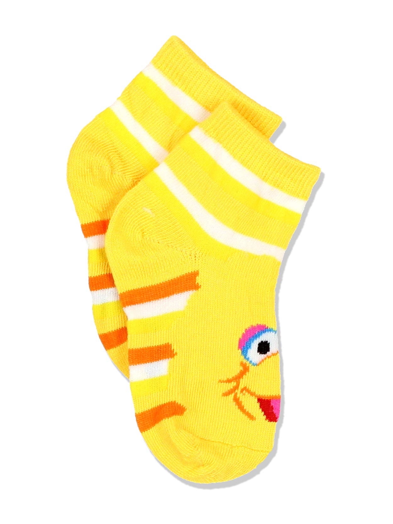 Sesame Street Kids Quarter Length Socks, 6 Pair Pack, Multi, 2T-4T Toddler Boys (Shoe 4-7)