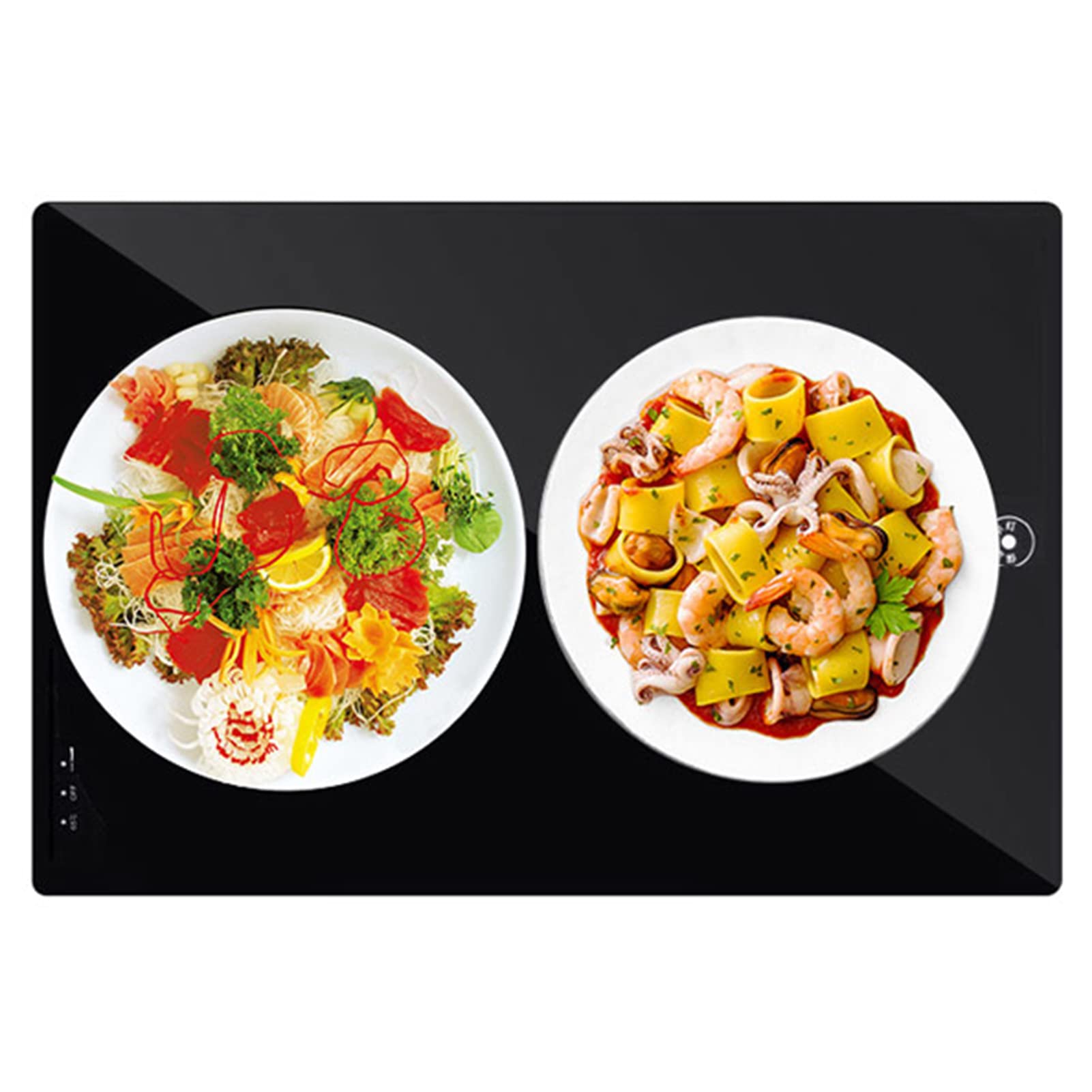 Food and Plate Warming Tray, Electric Dishes Warming Hot Plate Food Warmer with 2 Temperature Control (95°C/120°C) Food Warmer Serving Tray for Party Chafing Dish