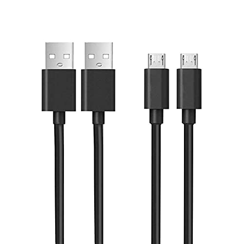 Toniwa 10Ft Micro-USB Charger Cords Cables for Samsung Galaxy Tab A 10.1"2016 SM-T580, Tab A 8.0" SM-T350/290/387, 9.7"SM-T550, 7.0"SM-T280; Tab E 9.6" 8.0"; Tab S, S2, 3, 4 Tablet Charging Cable 2Pcs