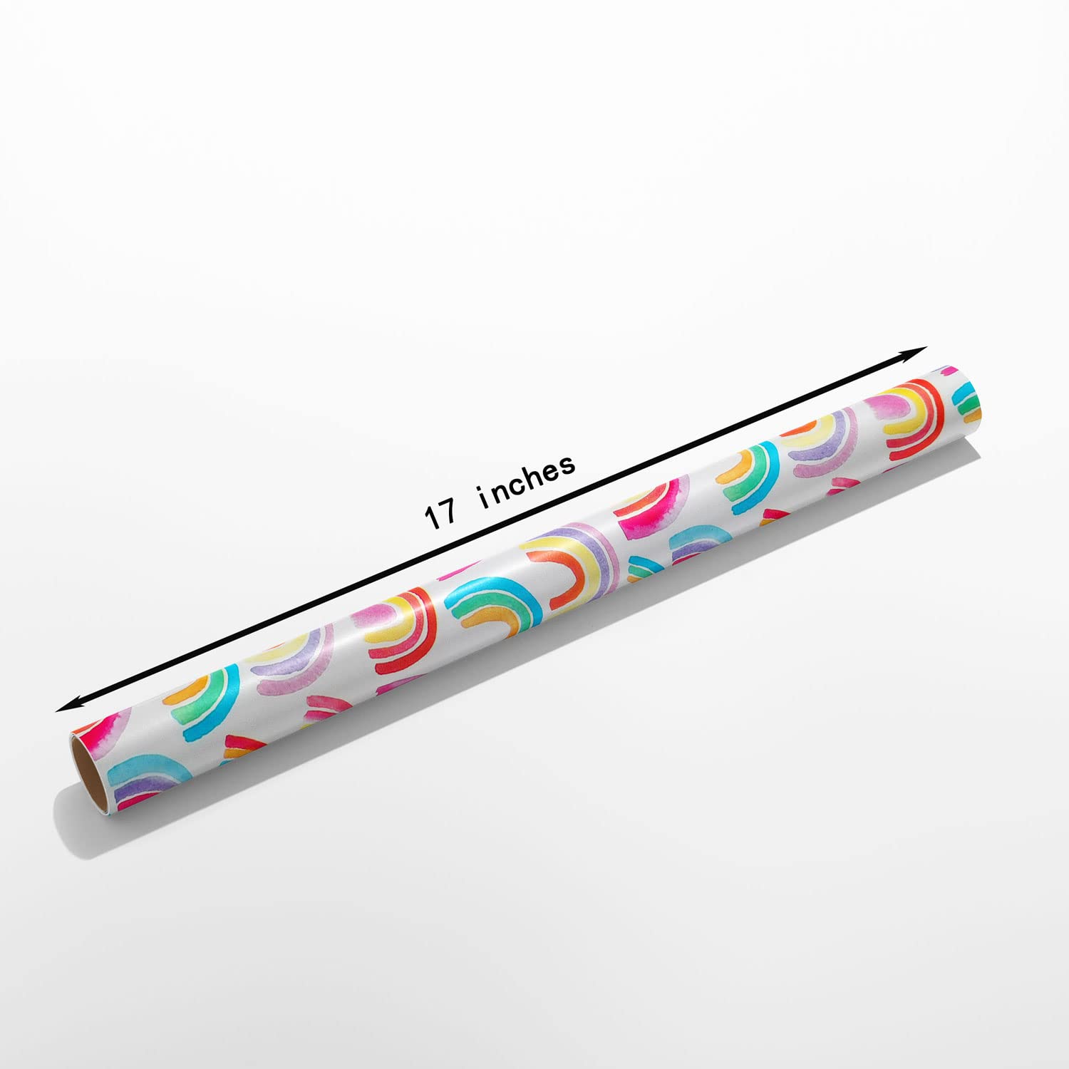 CC wonderland zone Wrapping Paper Roll,Rainbow Gifts Wrapping Paper,Birthday Wrapping Paper,3 Rolls,(17 inch x 9.8 ft)/Roll