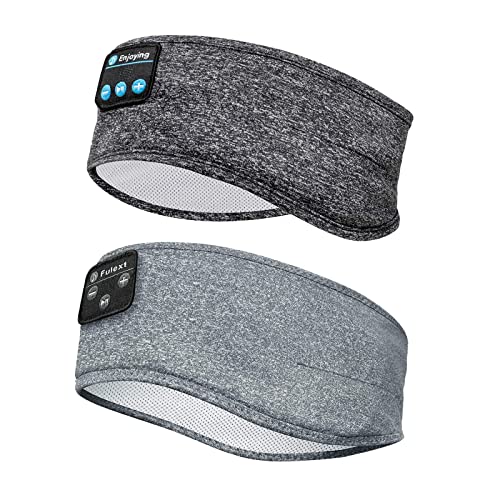 Sleep Headphones Bluetooth Headband, Perytong Sports Bluetooth Headband Headphones with Thin Speakers, Sleep Earbuds, Sleeping Headphones for Workout Running Yoga Nap, Gift for Men and Women
