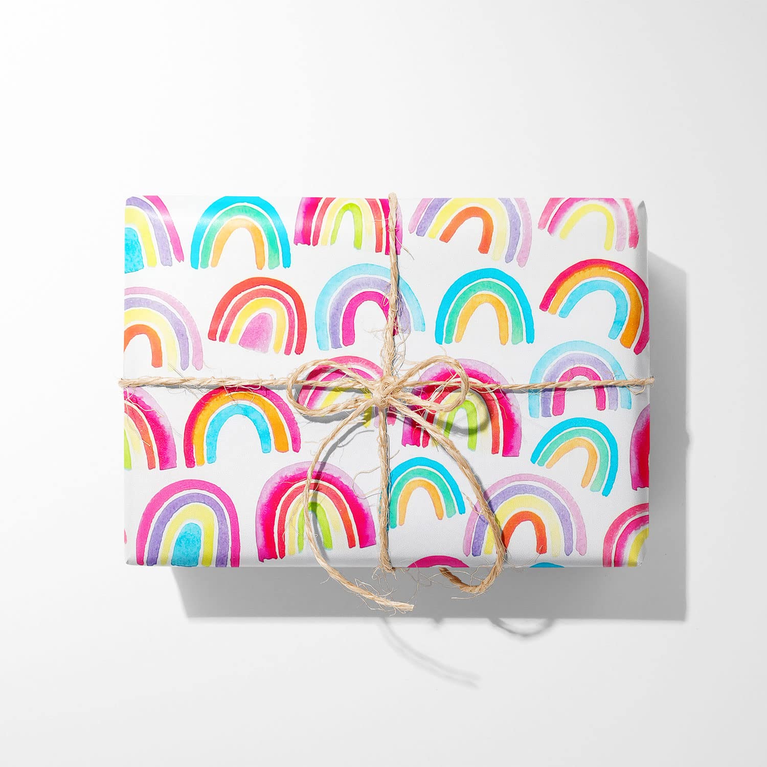 CC wonderland zone Wrapping Paper Roll,Rainbow Gifts Wrapping Paper,Birthday Wrapping Paper,3 Rolls,(17 inch x 9.8 ft)/Roll